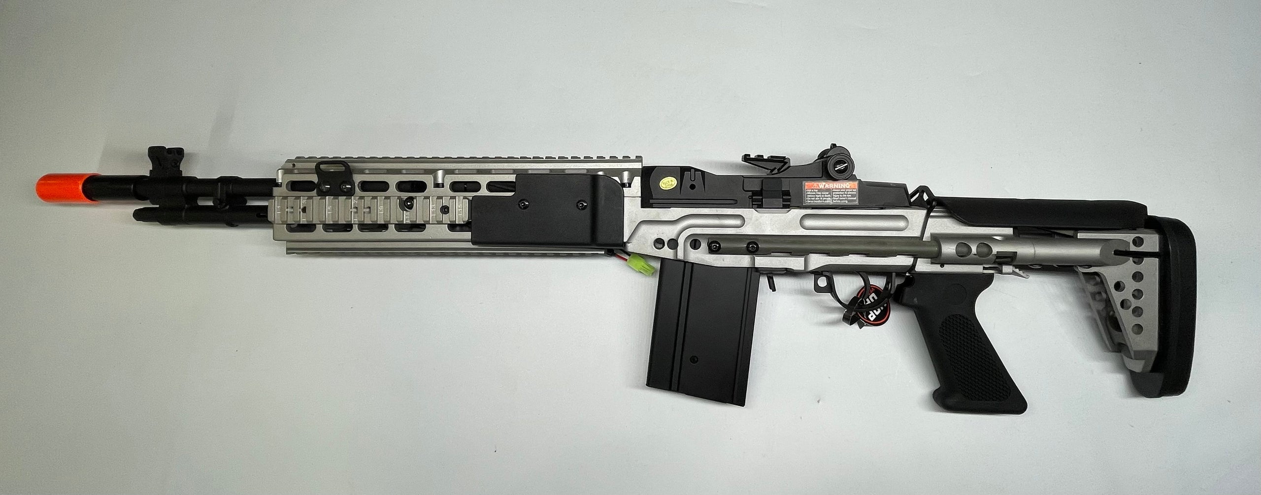 CYMA Sport Full Metal M14 EBR Designated Marksman Rifle (Silver ...