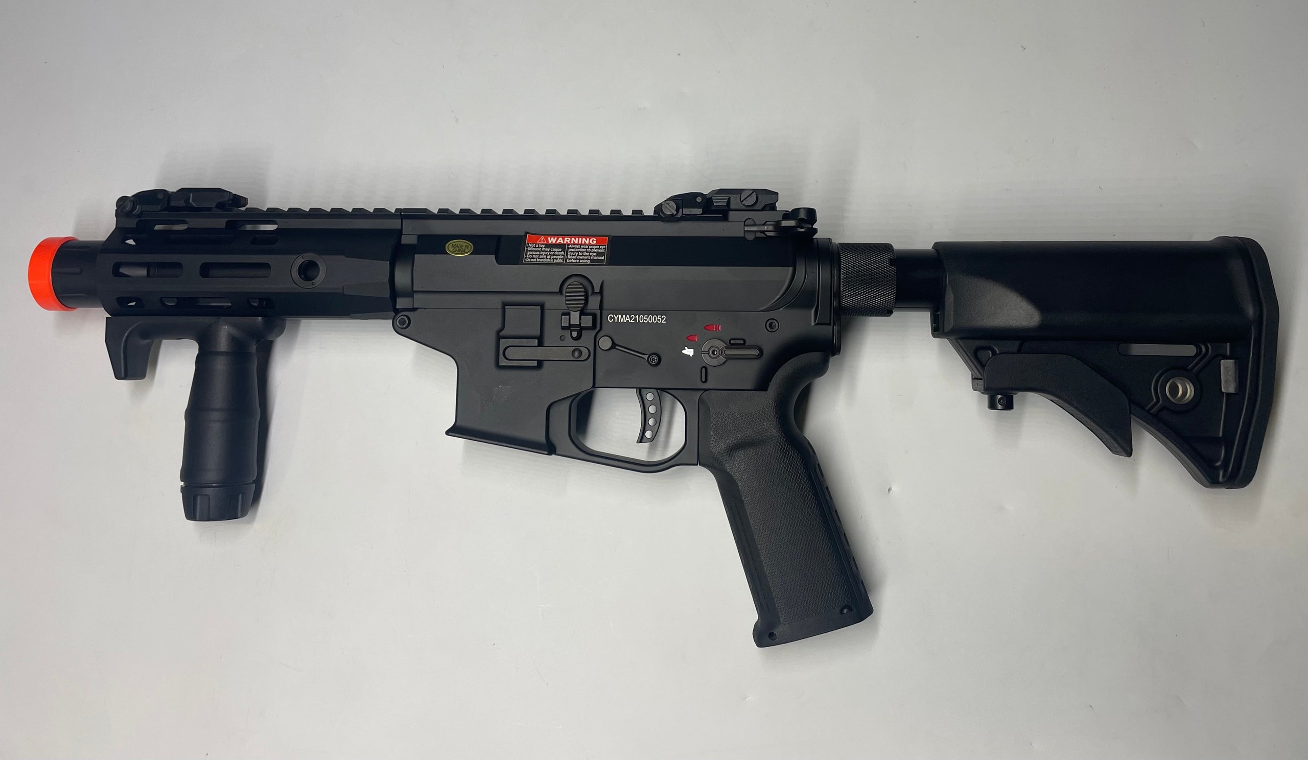 CYMA Platinum 9mm "Rapid Strike" Pistol Caliber Carbine (color: Black ...